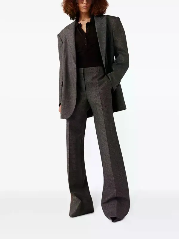 Stella McCartney Wool Tailored Trousers - Grey