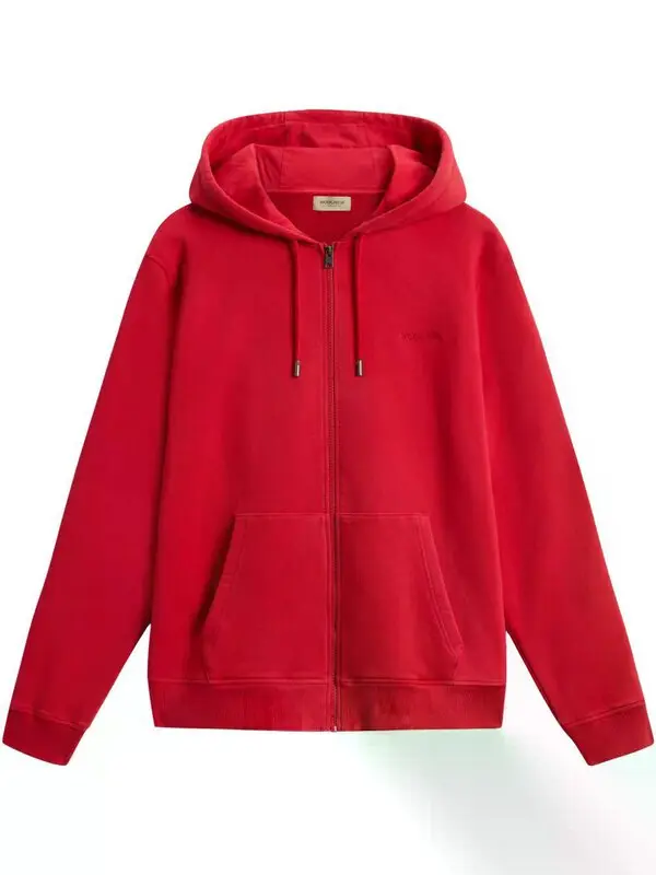 Woolrich Fleece Zip-up Hoodie - Red