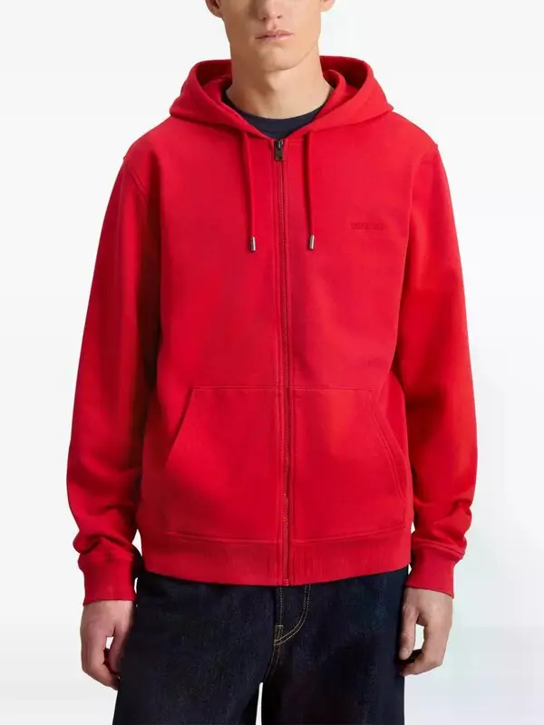 Woolrich Fleece Zip-up Hoodie - Red