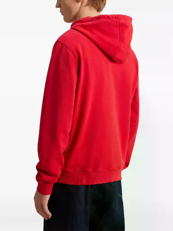 Woolrich Fleece Zip-up Hoodie - Red