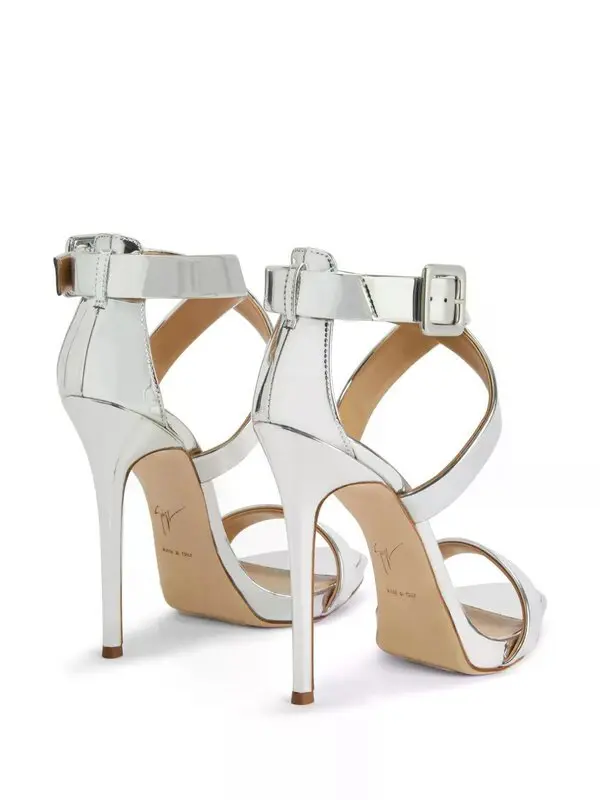 GIUSEPPE ZANOTTI 120mm Bellis Leather Sandals