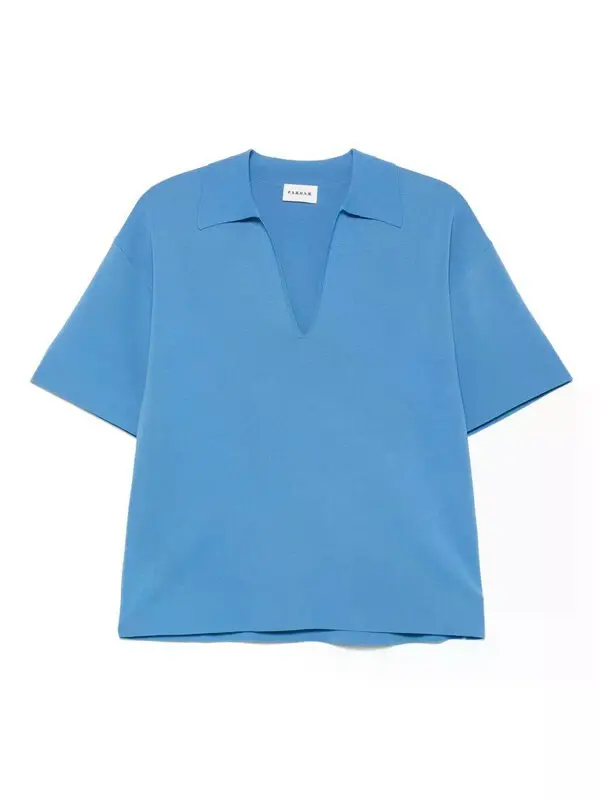 P.a.r.o.s.h Ribbed T-shirt - Blue
