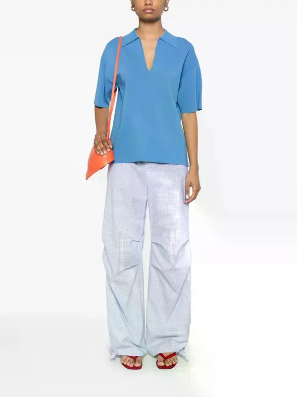 P.a.r.o.s.h Ribbed T-shirt - Blue