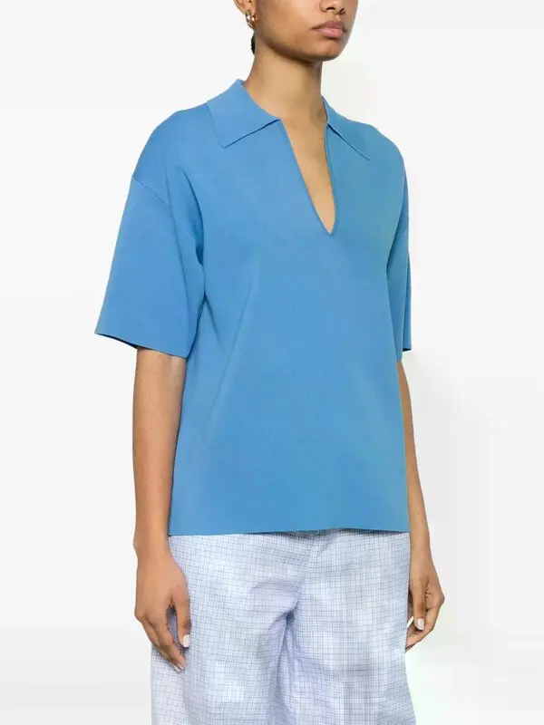 P.a.r.o.s.h Ribbed T-shirt - Blue