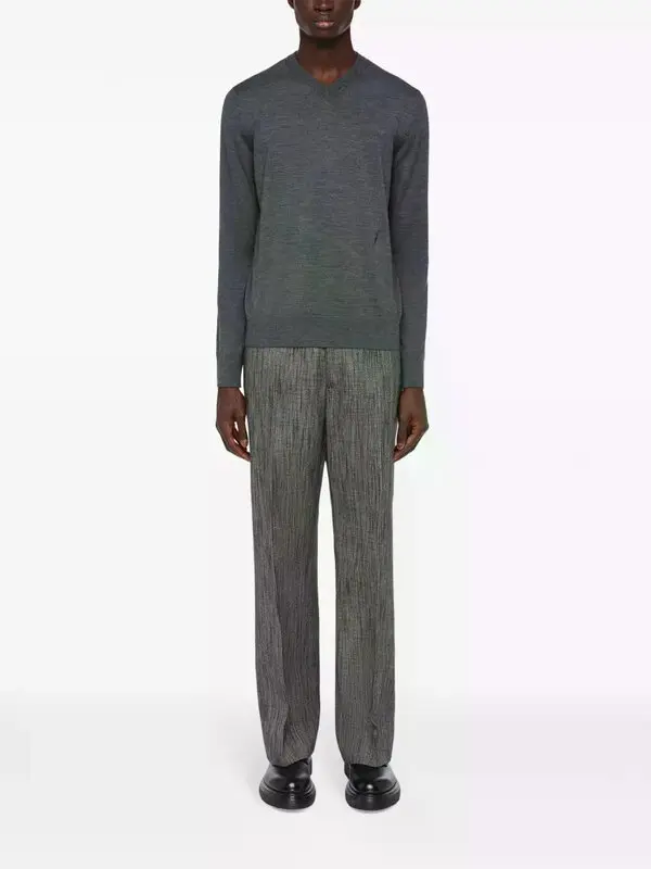 FERRAGAMO V-neck Wool Sweater