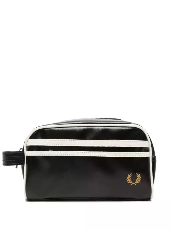 Fred Perry Laurel Wreath Wash Bag - Black