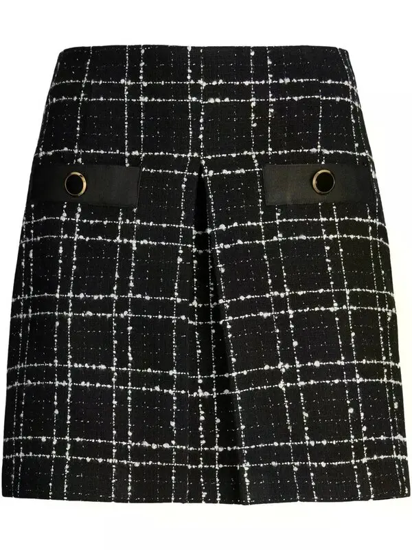 Liu Jo Bouclé Mini Skirt - Black