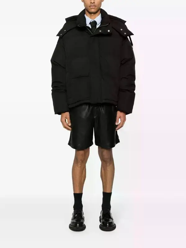 AMI Paris Logo-appliqué Puffer Jacket
