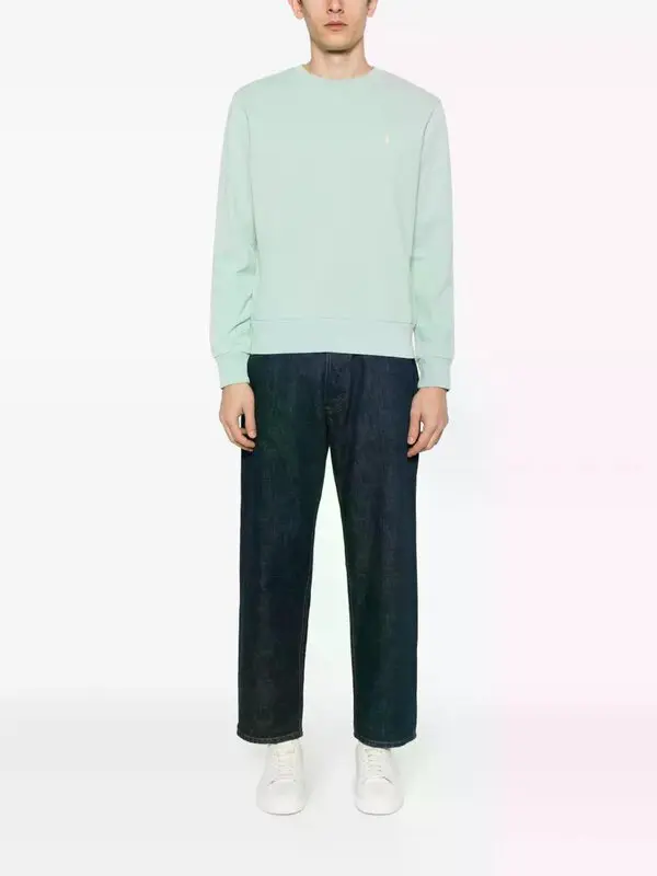Polo Ralph Lauren Polo-pony Motif Cotton Sweatshirt - Green