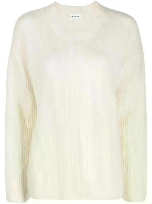 P.a.r.o.s.h Ribbed-knit Cashmere Jumper