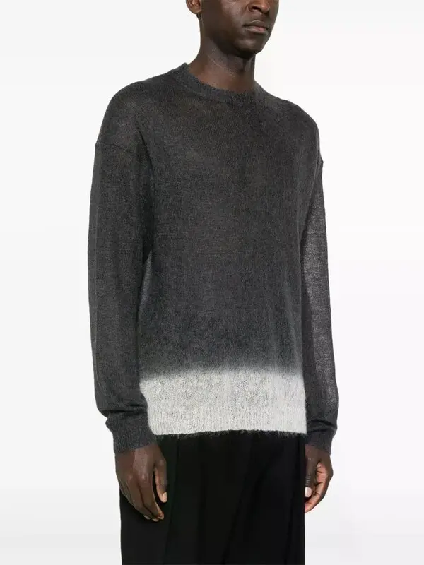MORDECAI Ombré Crew Neck Long Sleeve Sweater