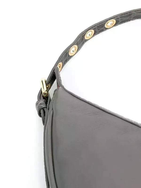 By Far Zip-up Curved Shoulder Bag