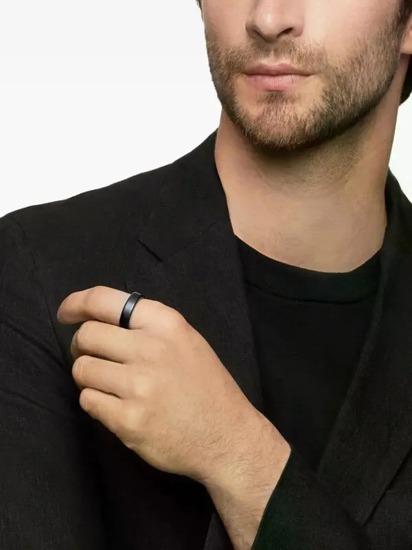 David Yurman Streamline Band Ring - Black