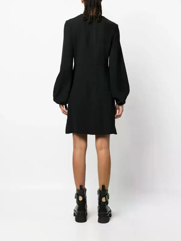 P.a.r.o.s.h Long-sleeved A-line Mini Dress