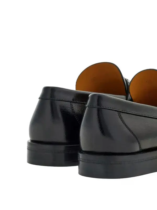 FERRAGAMO Gancini Leather Loafers