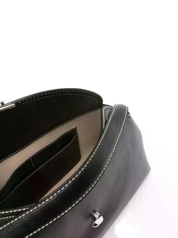 TOTEME T-lock Leather Shoulder Bag