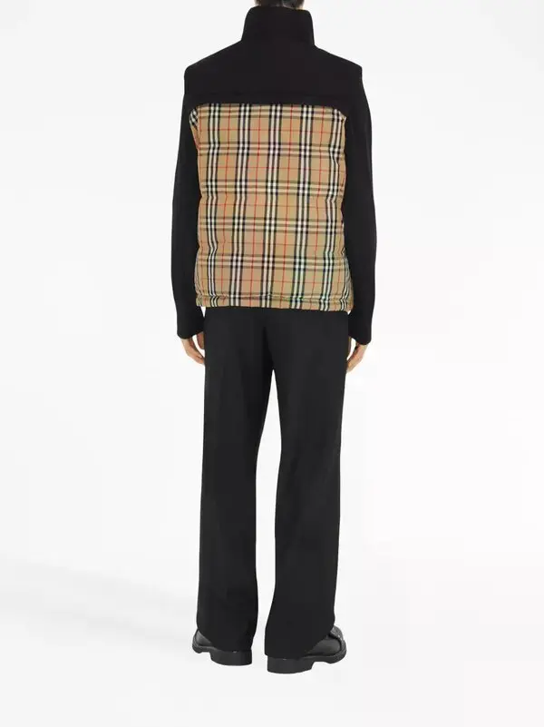 Burberry Check-print Padded Gilet
