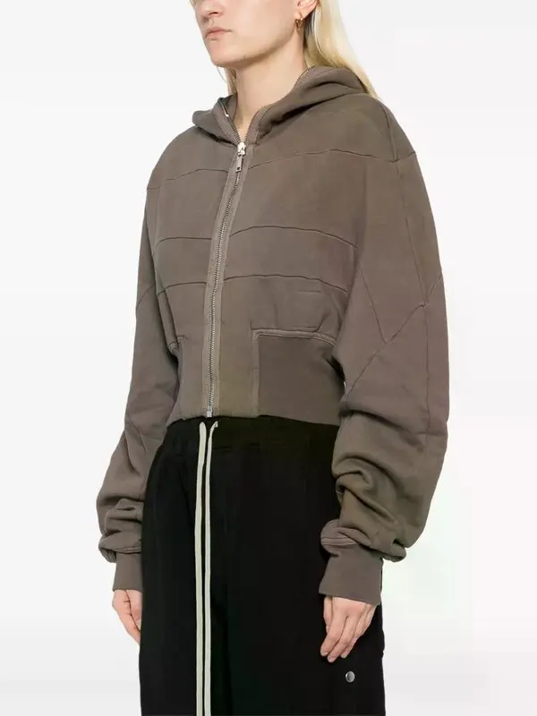 Rick Owens Collage Gimp Hoodie - Brown