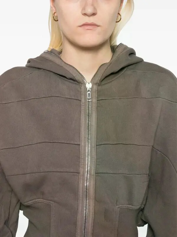 Rick Owens Collage Gimp Hoodie - Brown