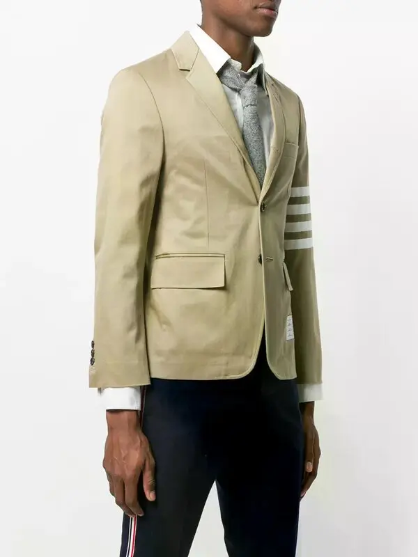 Thom Browne 4-bar Unconstructed Sport Coat - Neutrals