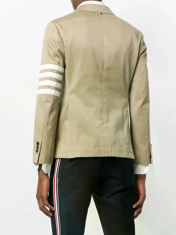 Thom Browne 4-bar Unconstructed Sport Coat - Neutrals
