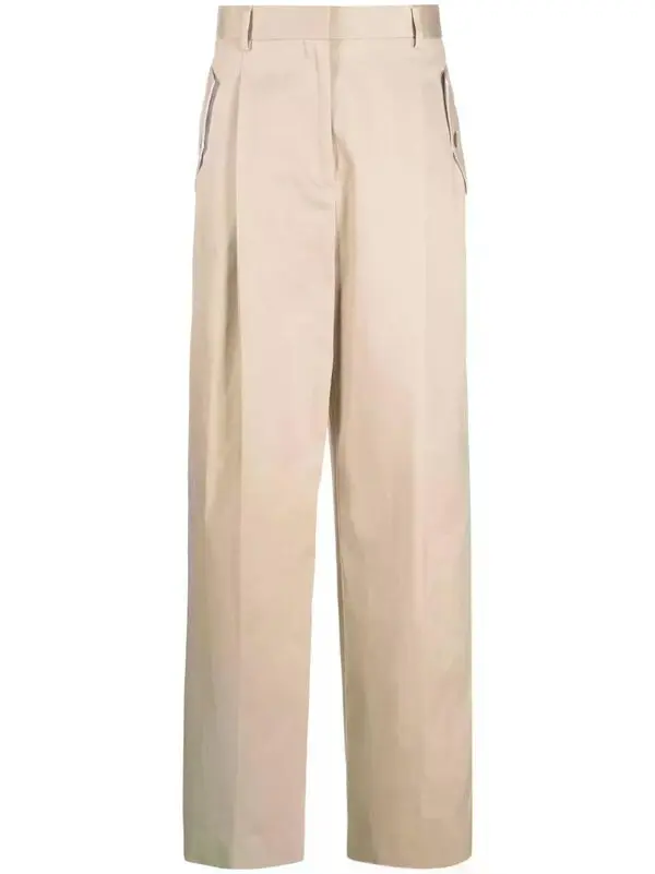LANVIN Wide-leg Gabardine Trousers