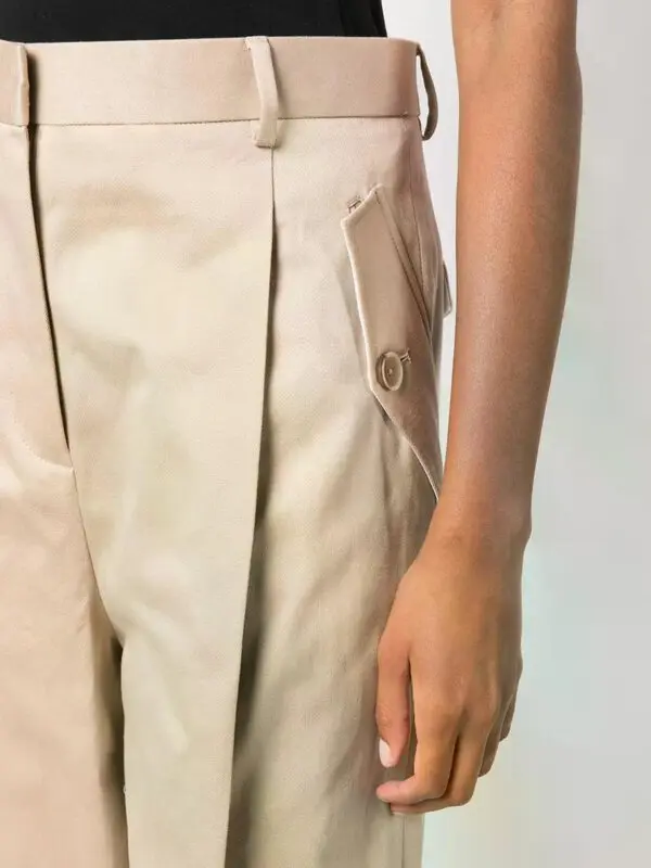 LANVIN Wide-leg Gabardine Trousers