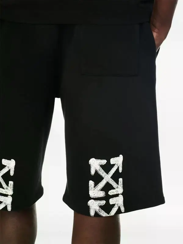 Off-White Spray Arrow Track Shorts
