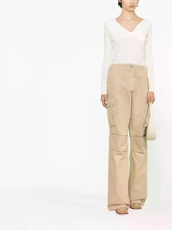 Coperni Wide-leg Cargo Trousers - Neutrals