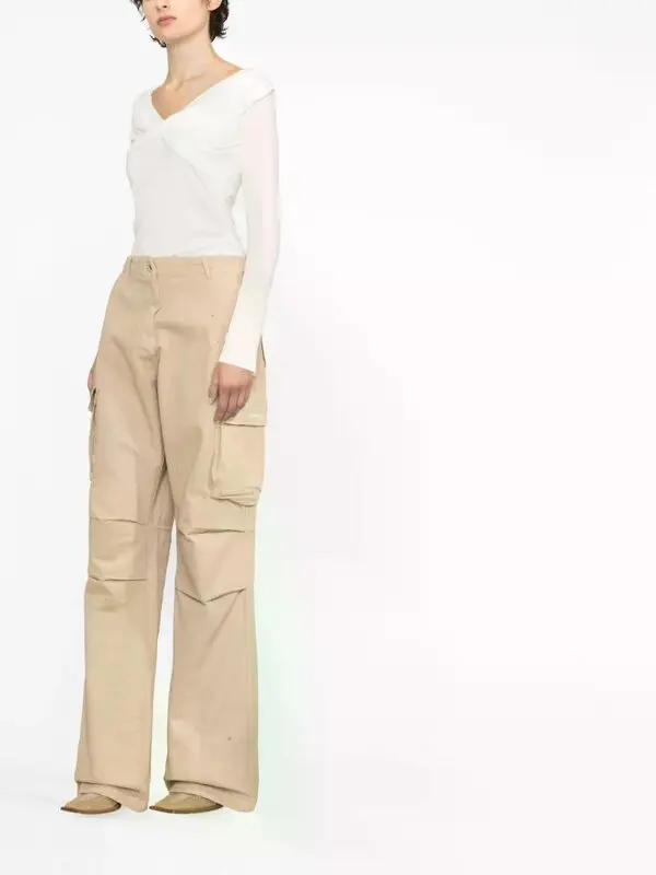 Coperni Wide-leg Cargo Trousers - Neutrals