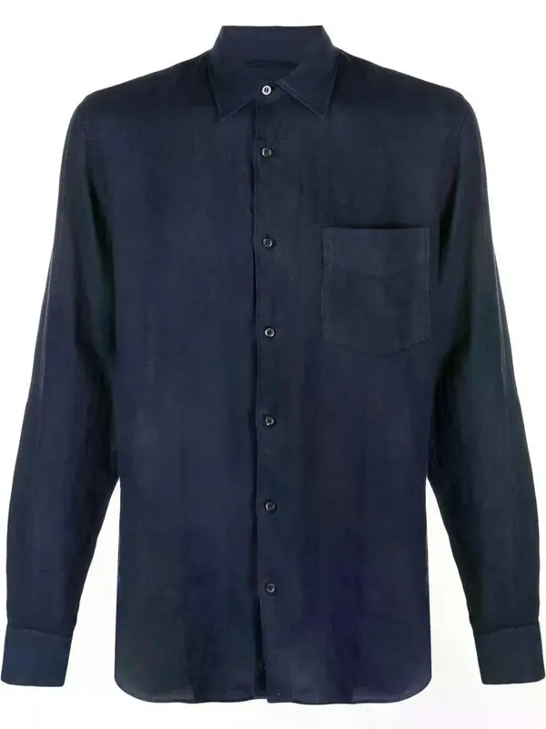 Aspesi Pointed-collar Long-sleeved Shirt