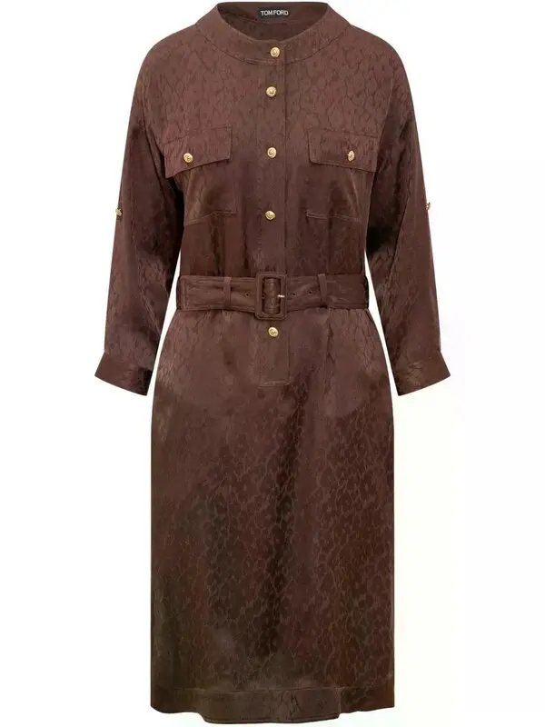 TOM FORD Belted Shirt Dress