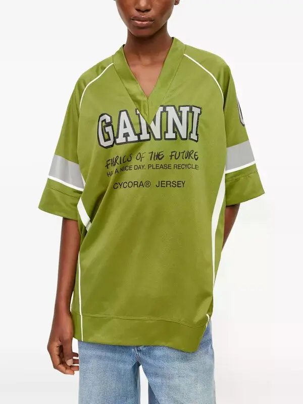 GANNI Future Mesh T-shirt