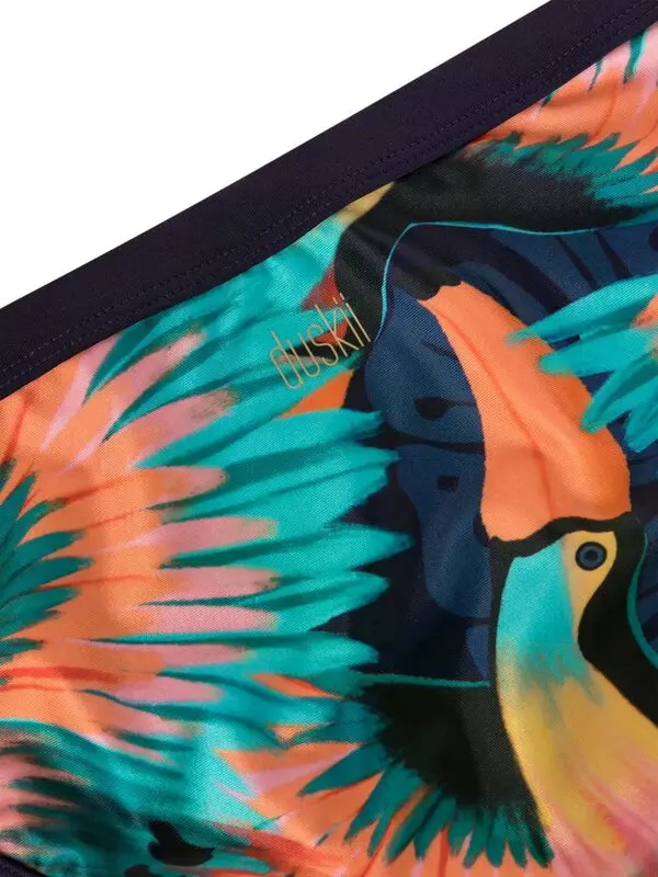 DUSKII Tropical-print Bikini Bottom