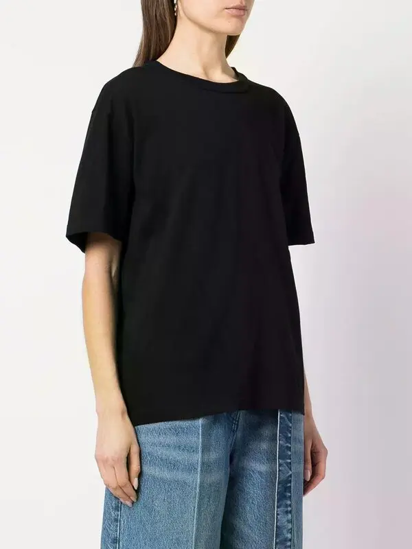 Alexander Wang Rubberised Logo Cotton T-shirt
