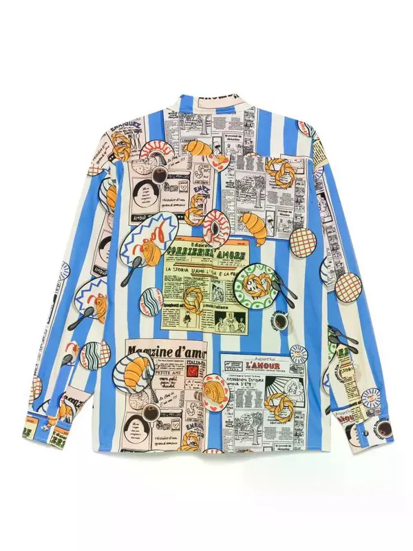 ALESSANDRO ENRIQUEZ Printed Shirt - Neutrals
