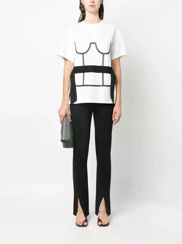 MURMUR Trompe L'oeil Corset T-shirt