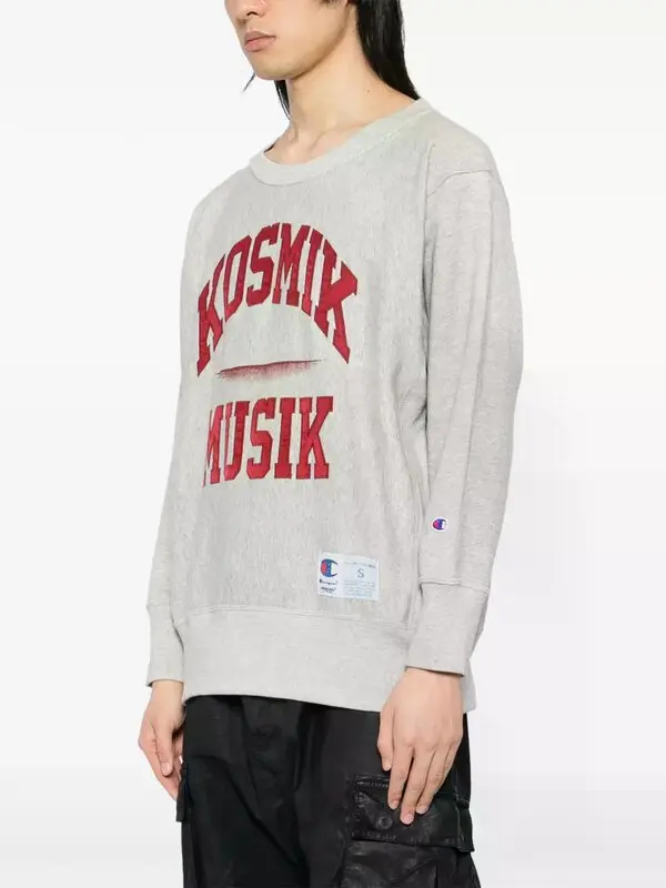 Undercover Slogan Print Sweater