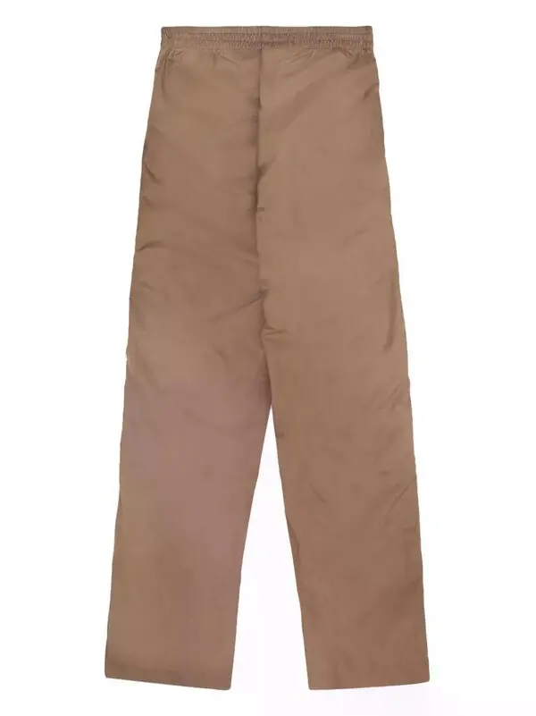 SPORTY & RICH Logo-patch Straight-leg Trousers