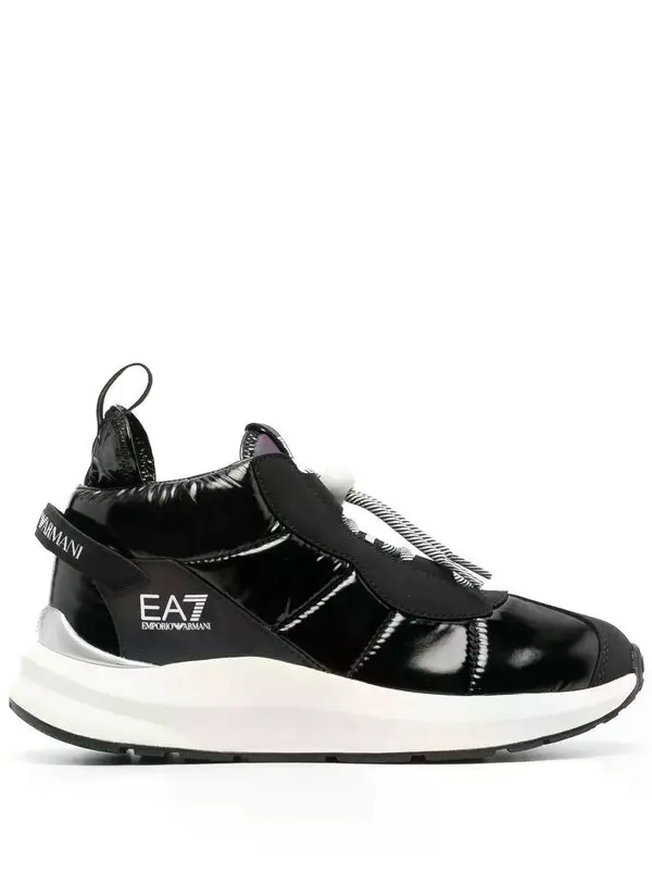 EA7 Padded Mid-top Sneakers