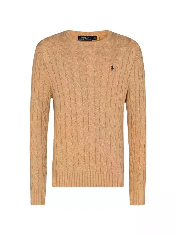 Polo Ralph Lauren Cable Knit Jumper - Brown