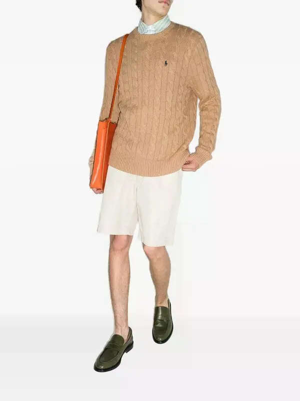 Polo Ralph Lauren Cable Knit Jumper - Brown