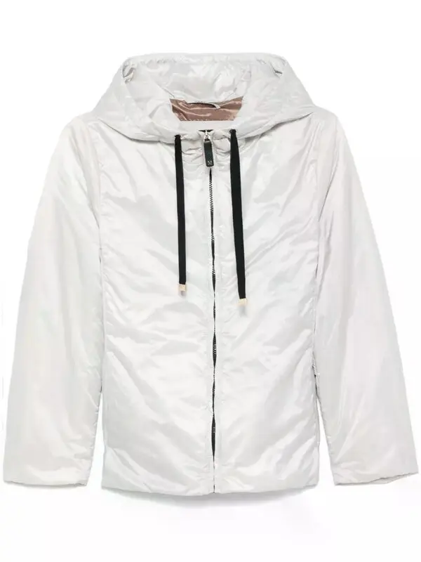 Max Mara Jacket With Drawstring Hood - Neutrals