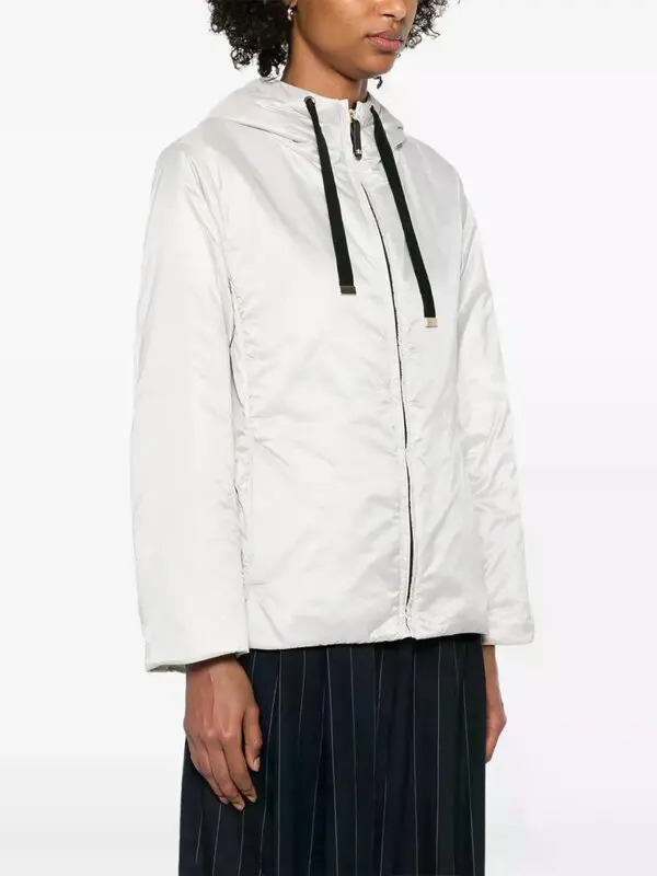 Max Mara Jacket With Drawstring Hood - Neutrals