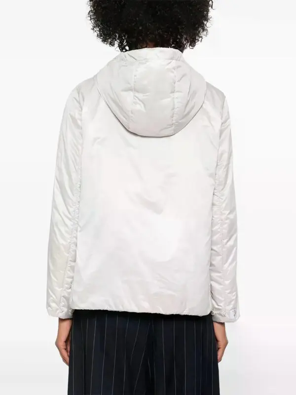 Max Mara Jacket With Drawstring Hood - Neutrals