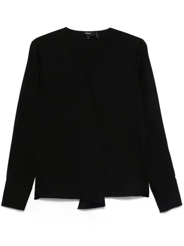 Theory Silk Georgette Blouse