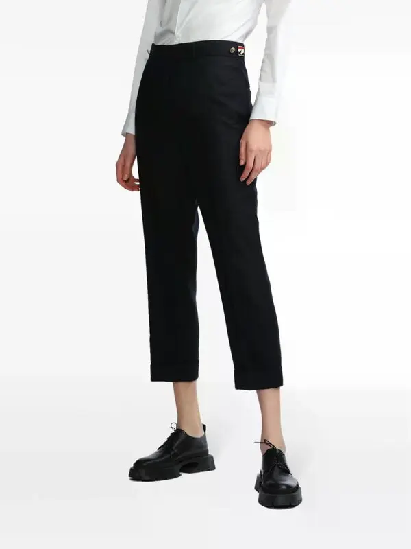 Thom Browne Super 120's Wool Twill Slim-fit Trousers