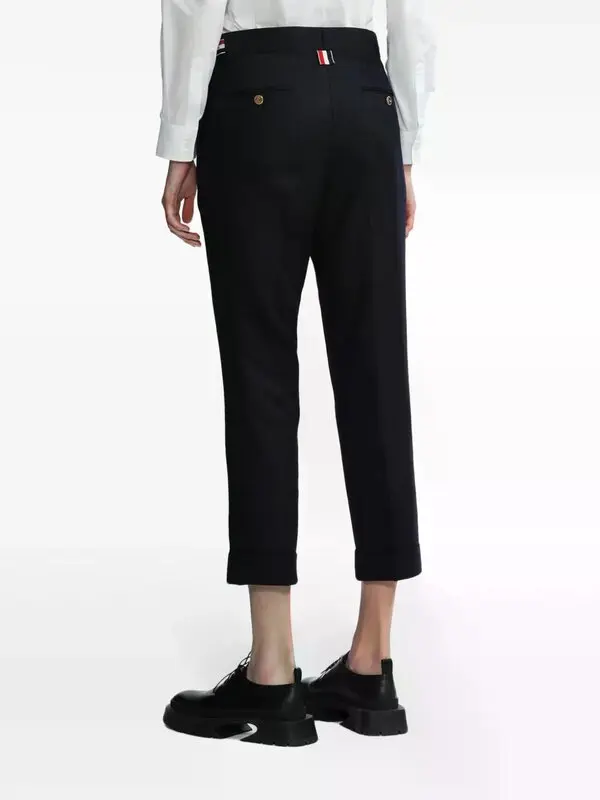 Thom Browne Super 120's Wool Twill Slim-fit Trousers