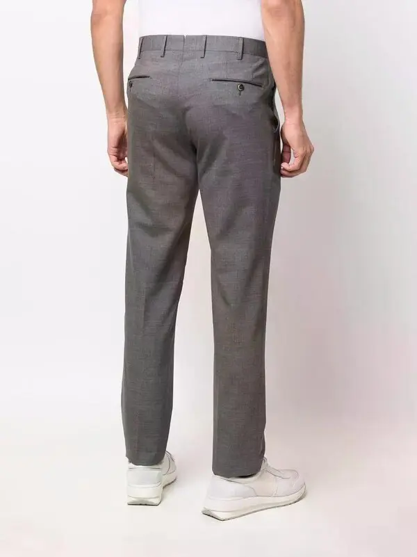 PT TORINO Logo-patch Tailored Trousers - Grey