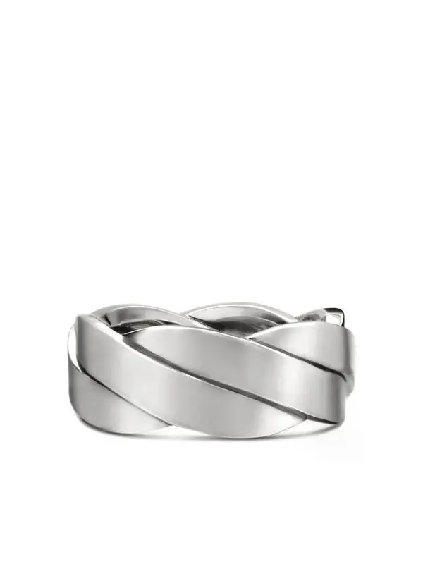 David Yurman Sterling Dy Helios Band Ring - Silver